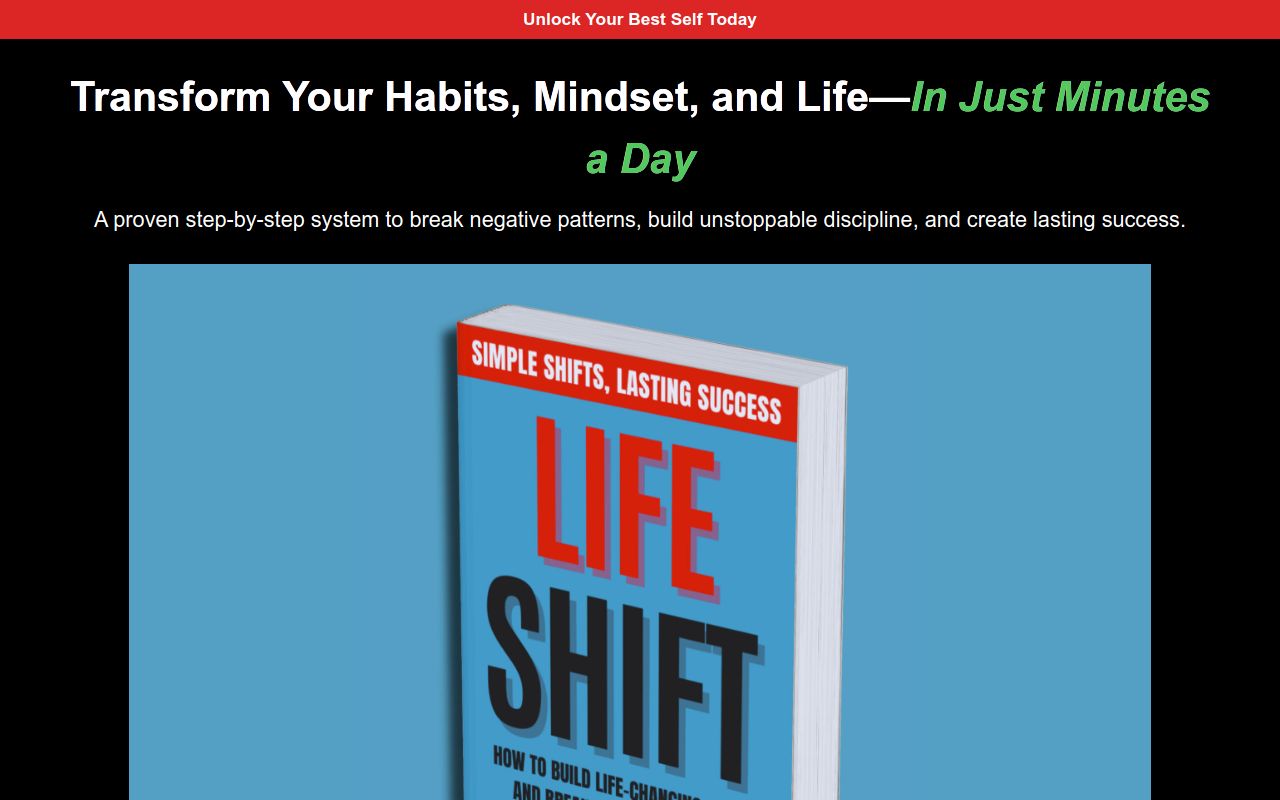 LIFESHIFT by Zerralux | Transform Your Life Today